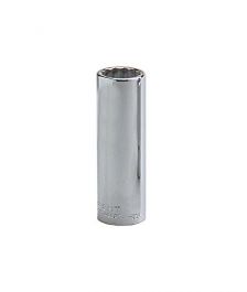 10mm 1/2" Drive 12 Point Chrome Deep Metric Socket